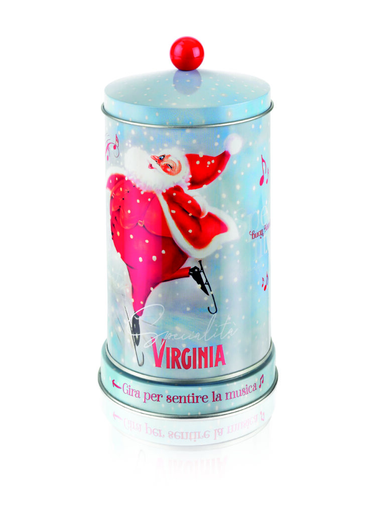 Virginia Mini Panettone in muziekdoos 100 g (8 per doos) 48/691 ...